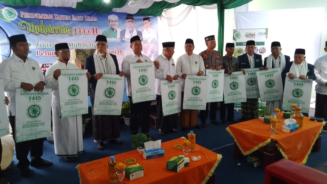 Sambut Tahun Baru Hijriah 1445 MUI Sumut Luncurkan Kalender Hijriah ...